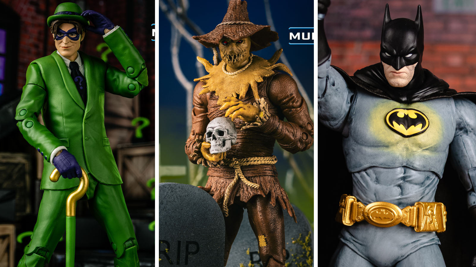 DC Multiverse Preview Round-Up – Batman, Riddler, Scarecrow – The Nutrade